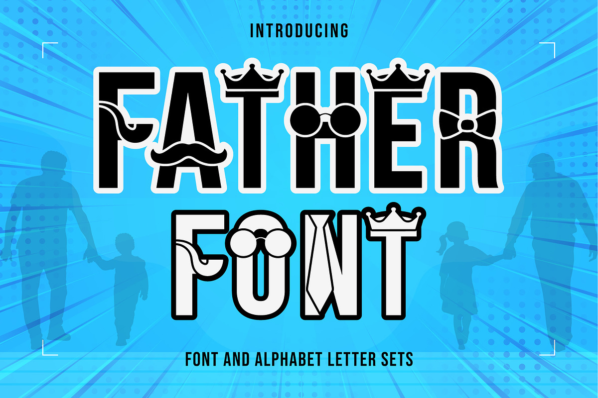 Father Font, a Symbol Font by Font Craft Studio