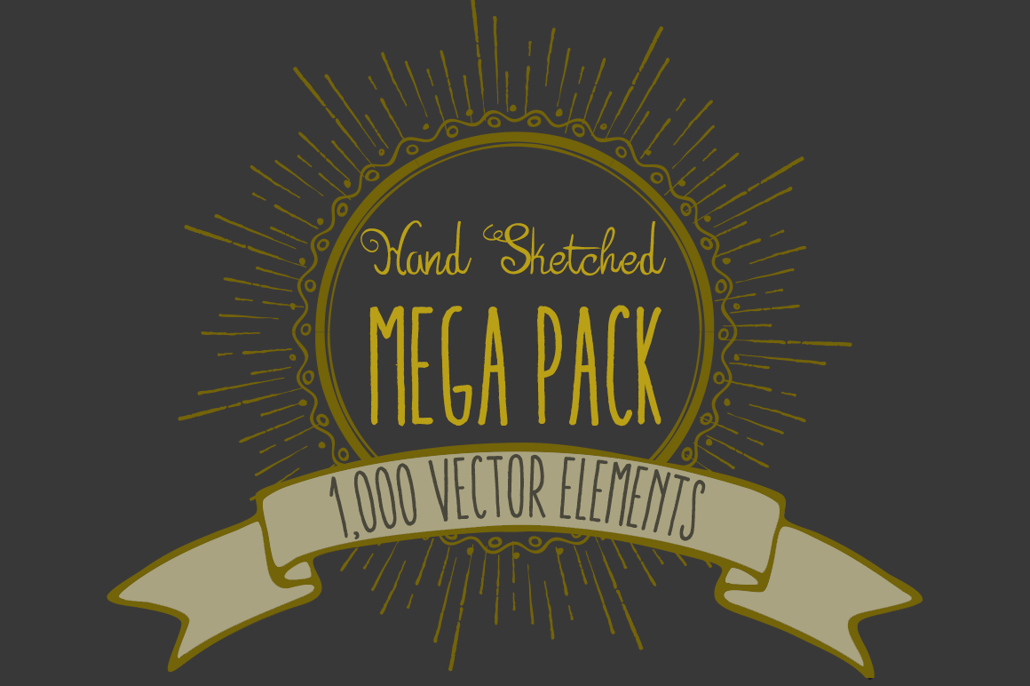 50% OFF -Ultimate Hand Sketched Pack, an Illustration by Imagine Design