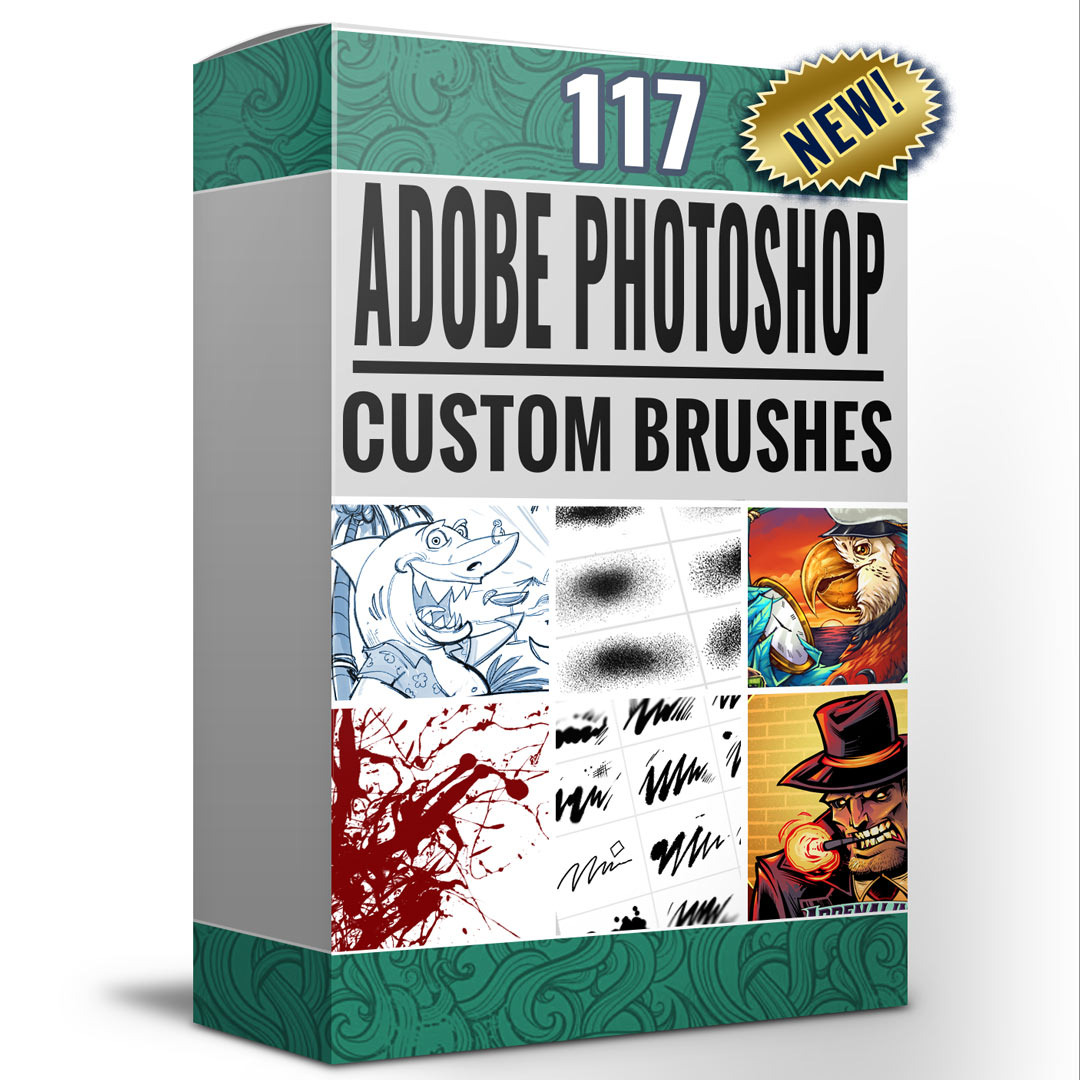 Custom Adobe Photoshop Brushes, a Brush Add-On by flylanddesigns