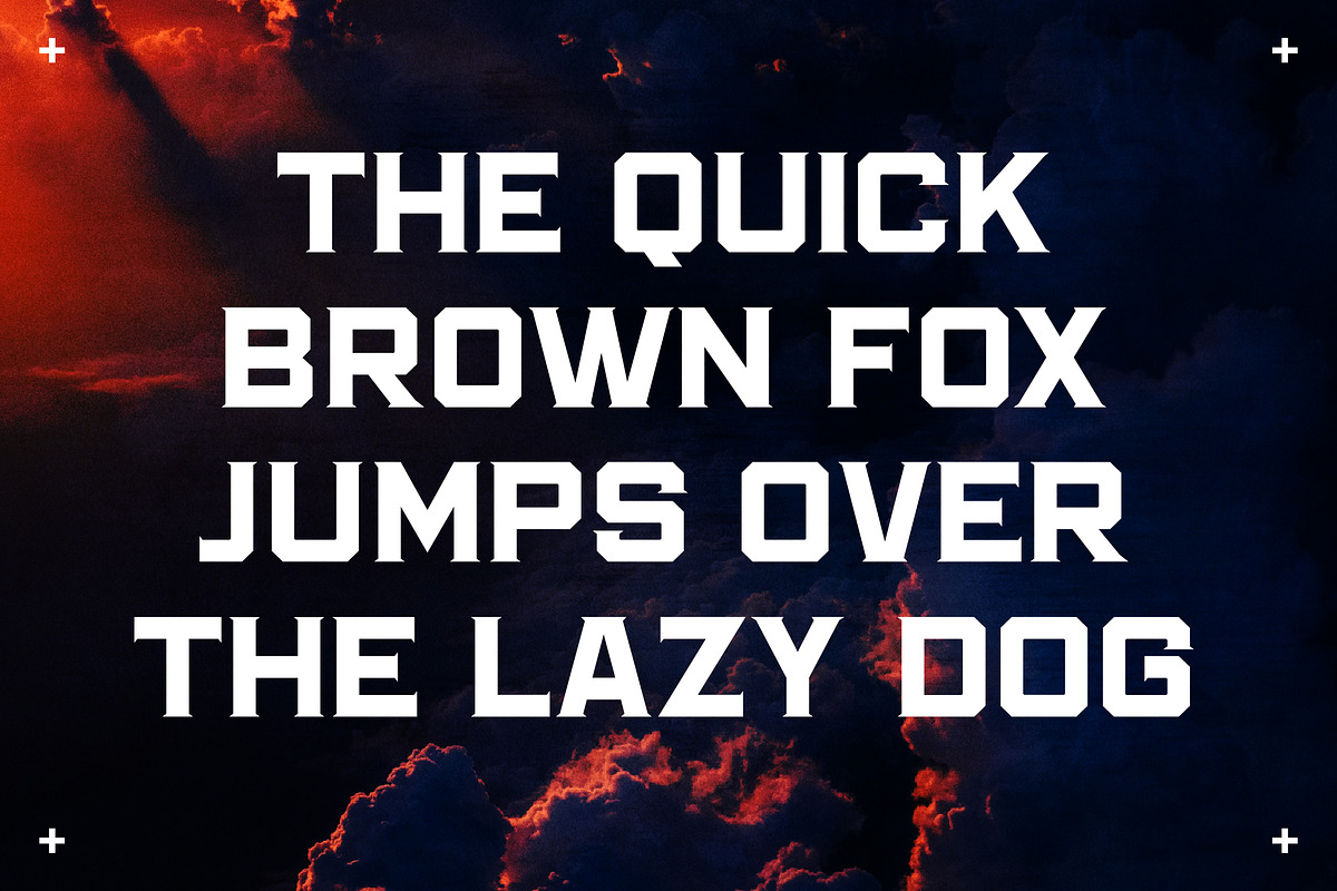 Thunder Squad DIsplay Typeface Font, a Sans Serif Font by Storytype Studio