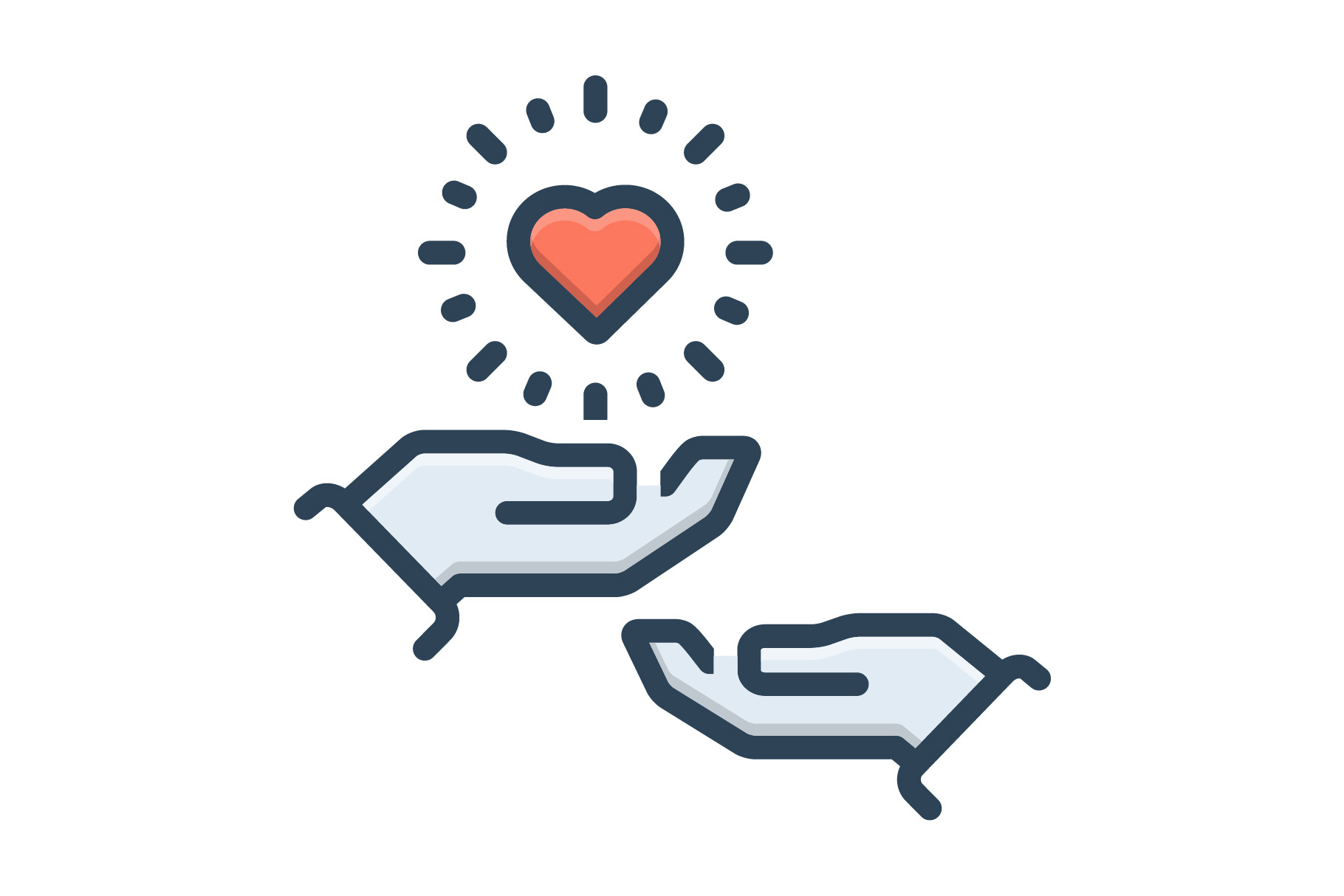 Donated contribute color icon, an Icon by Creative priyanka | Creative ...