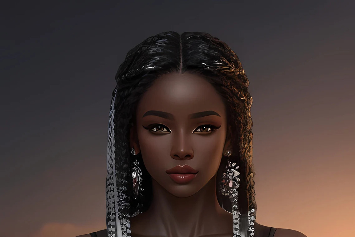 Procreate Realistic Hair Stamps