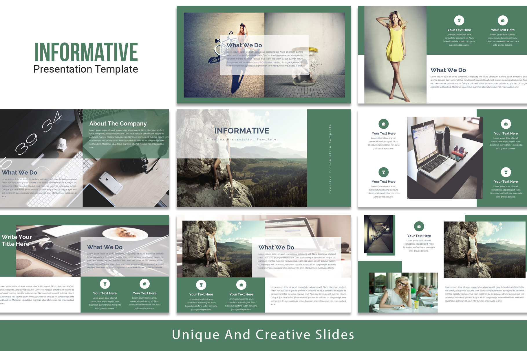 Informative Powerpoint Template, a Presentation Template by Creative Slides