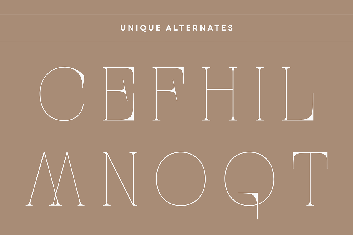 Aroba Modern - Elegant Logo Font, a Serif Font by Nirmana Visual