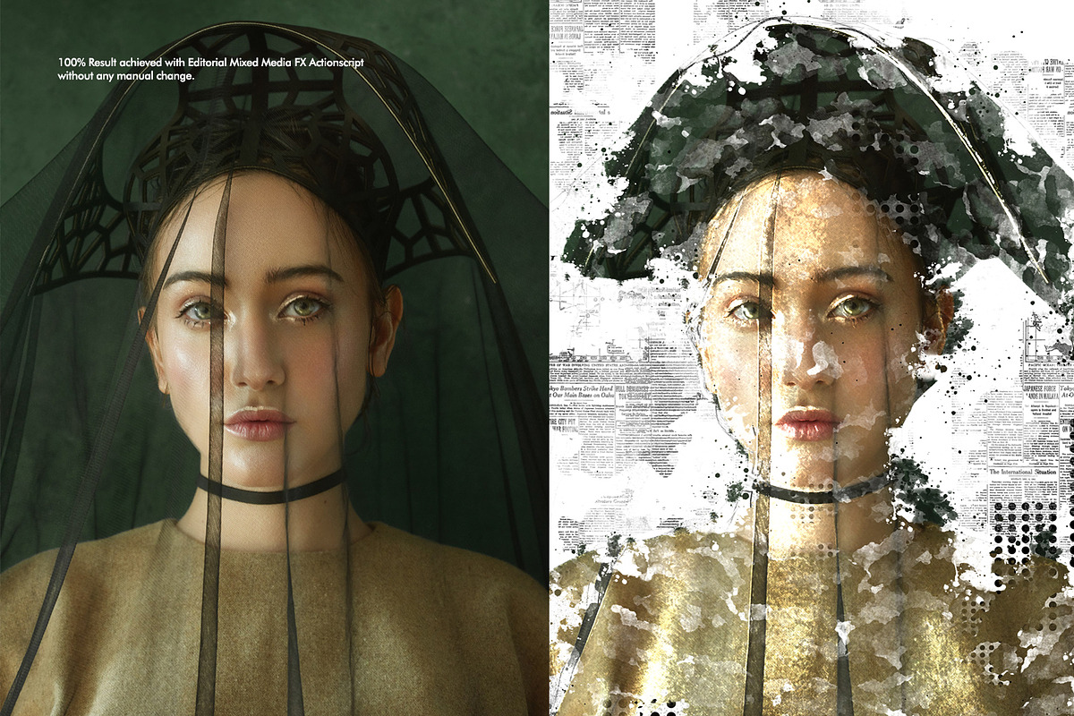 Mixed Media FX Photoshop Plugin, an Action Add-On by Giallo