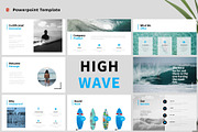 High Wave - Powerpoint Template, a Presentation Template by Incools Stokie