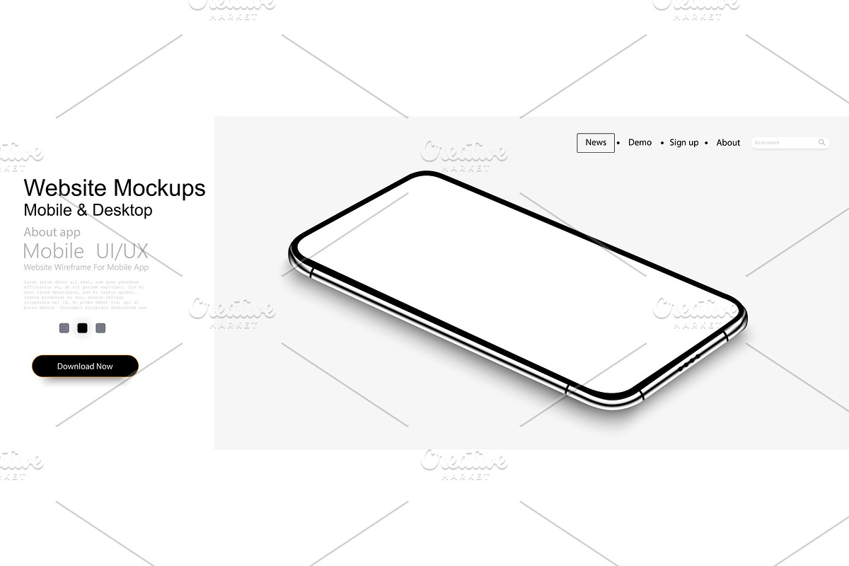 Smartphone frame less blank screen, a Texture Graphic by ZinetroN ...