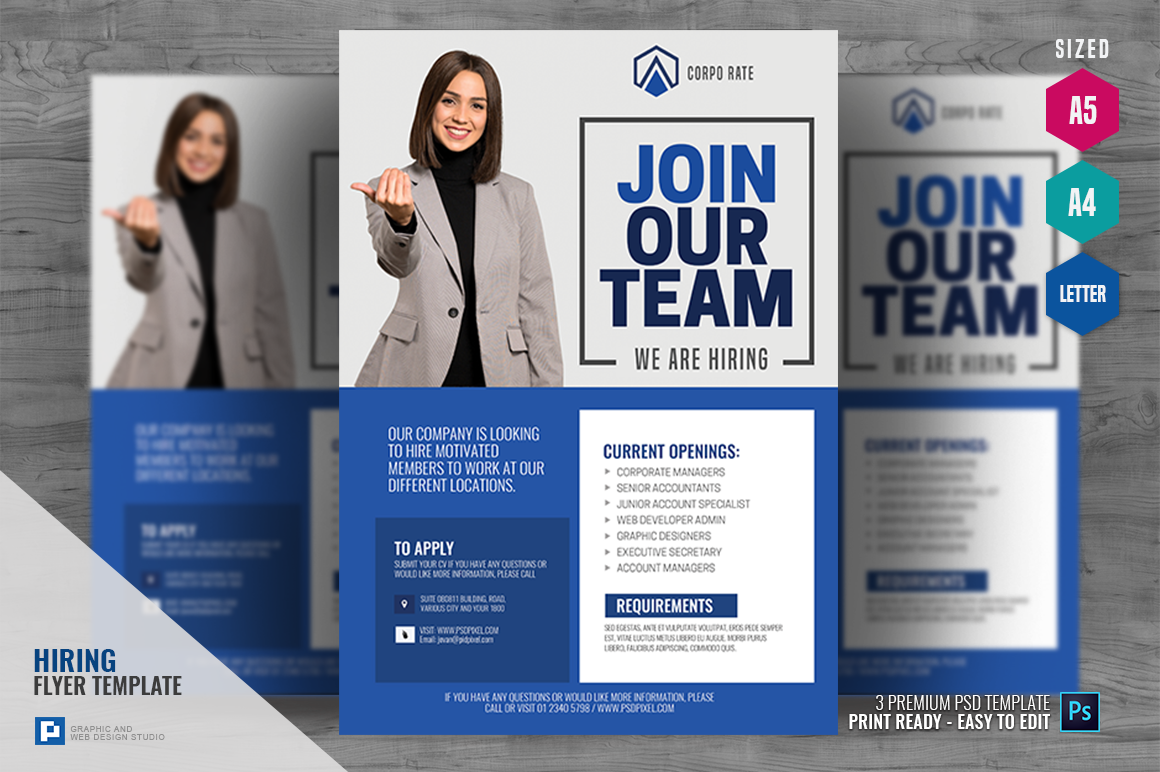 Hiring and Job Opening Flyer