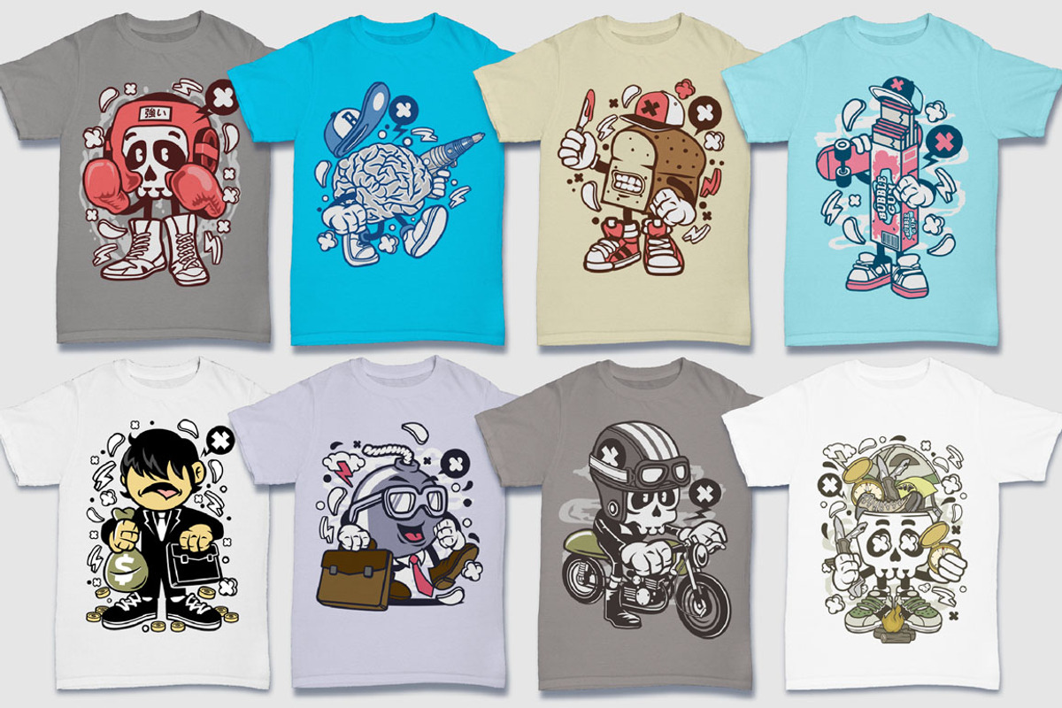 Cartoon Vector #4 Design Bundle, an Illustration by roach_graphic