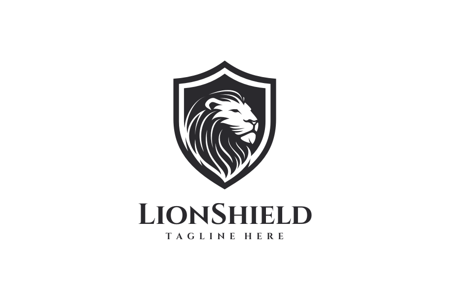 Lion Shield Logo, a Branding & Logo Template by yopie