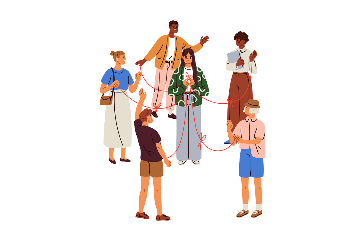 Communication & connections concept, a Person Illustration by Good Studio