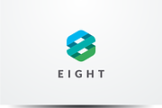 Eight - number 8 Logo | Branding & Logo Templates ~ Creative Market