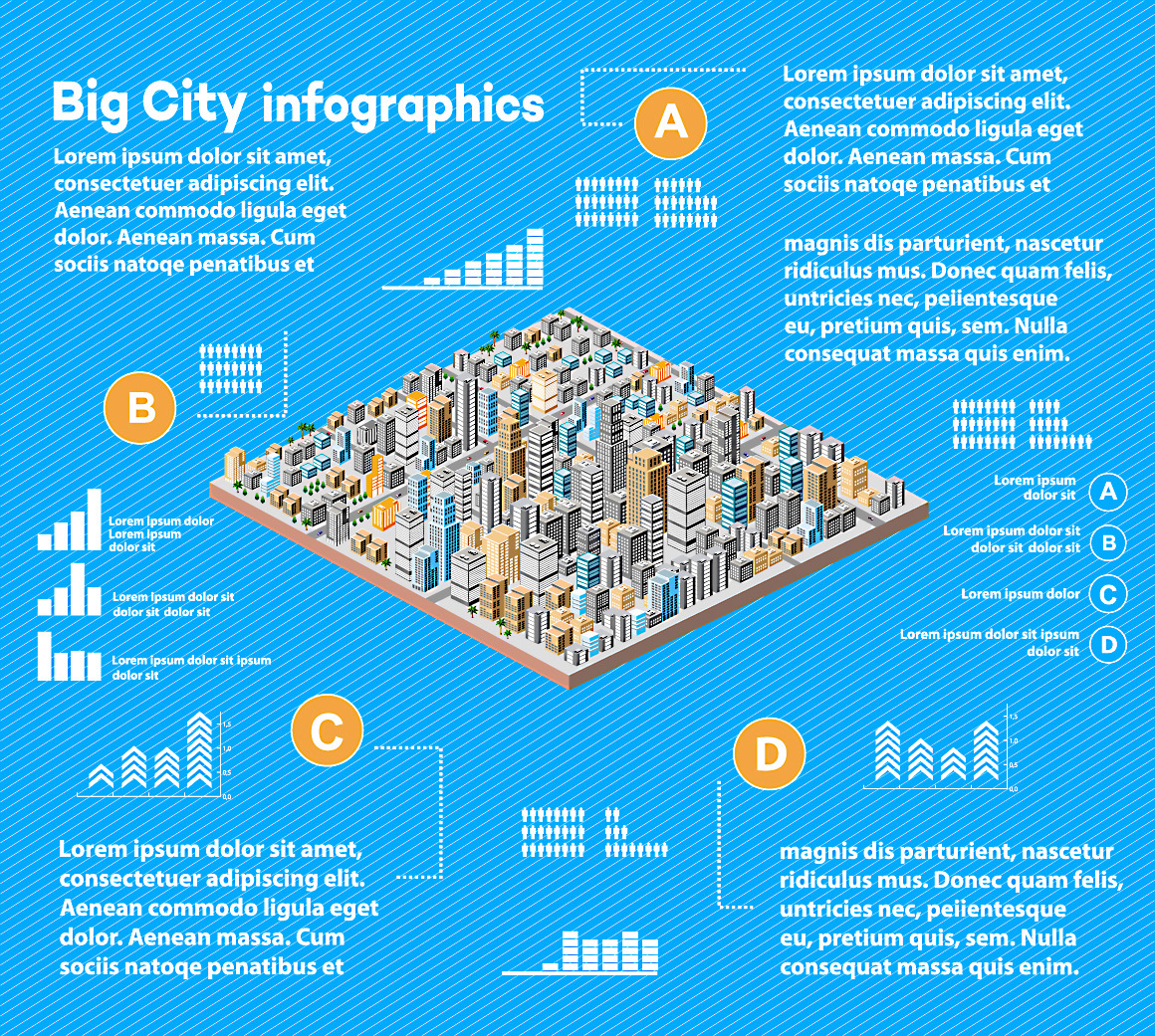 City infographics, a Work Illustration by AlexZeL