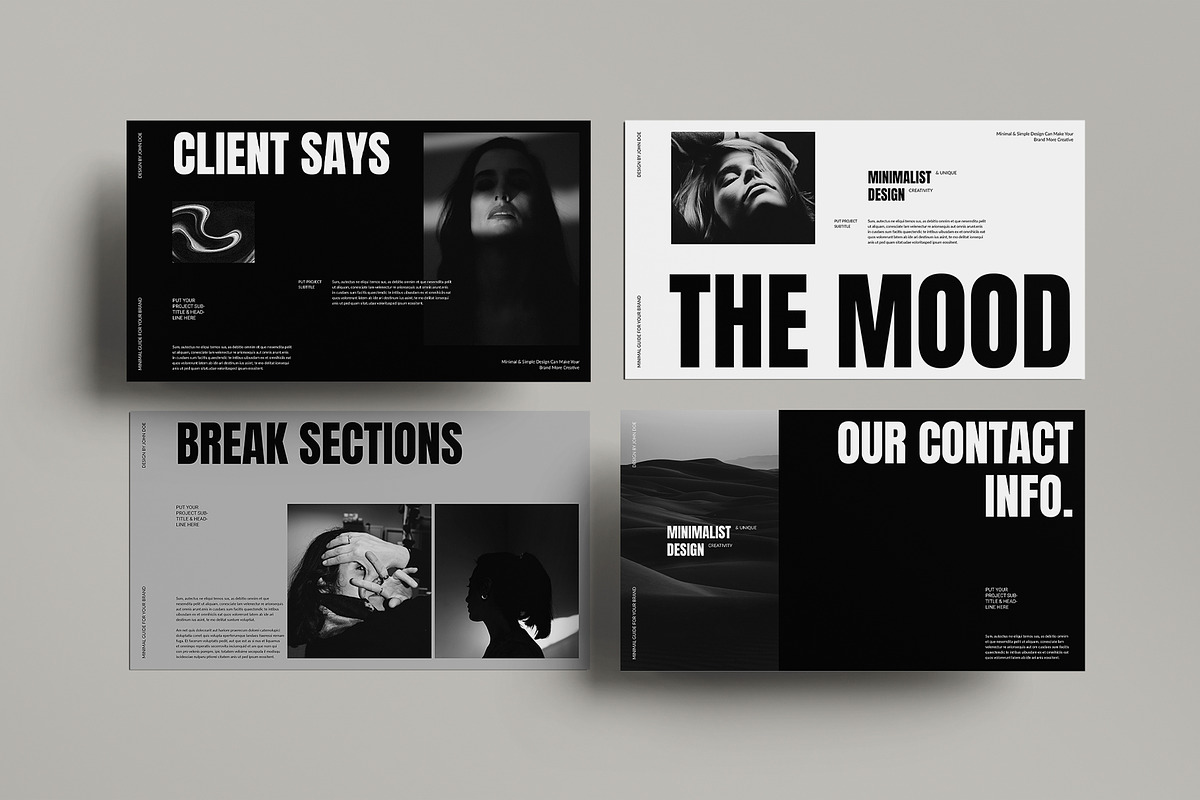 Creative Portfolio Presentation, a Presentation Template by DesignCrest