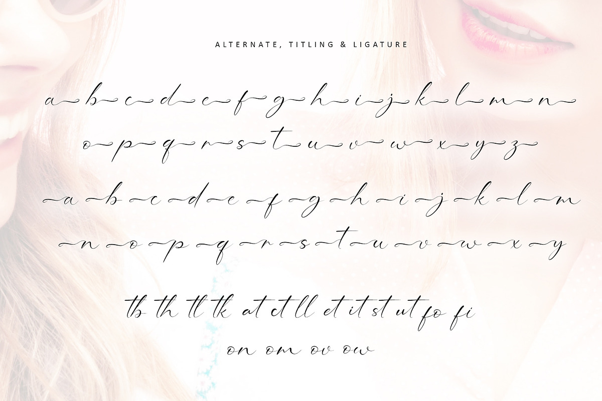 Whispering Signature, a Handwritten Font by Letterara