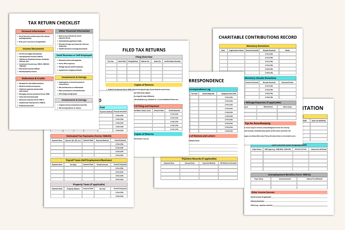 Tax Binder