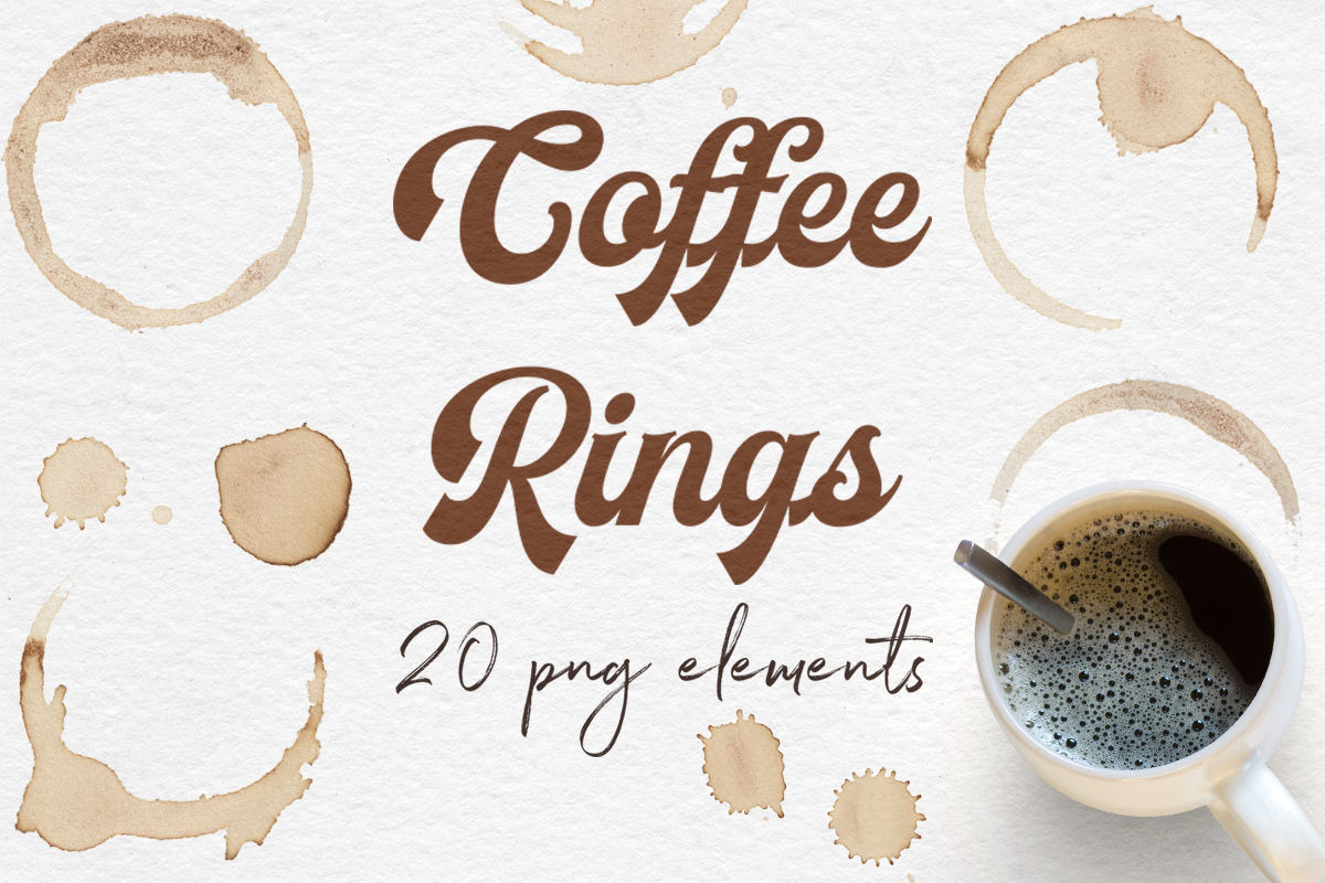 Coffee Ring Stains, a Graphic by Norse Studio