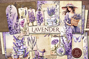 Lavender Scrapbook Kit