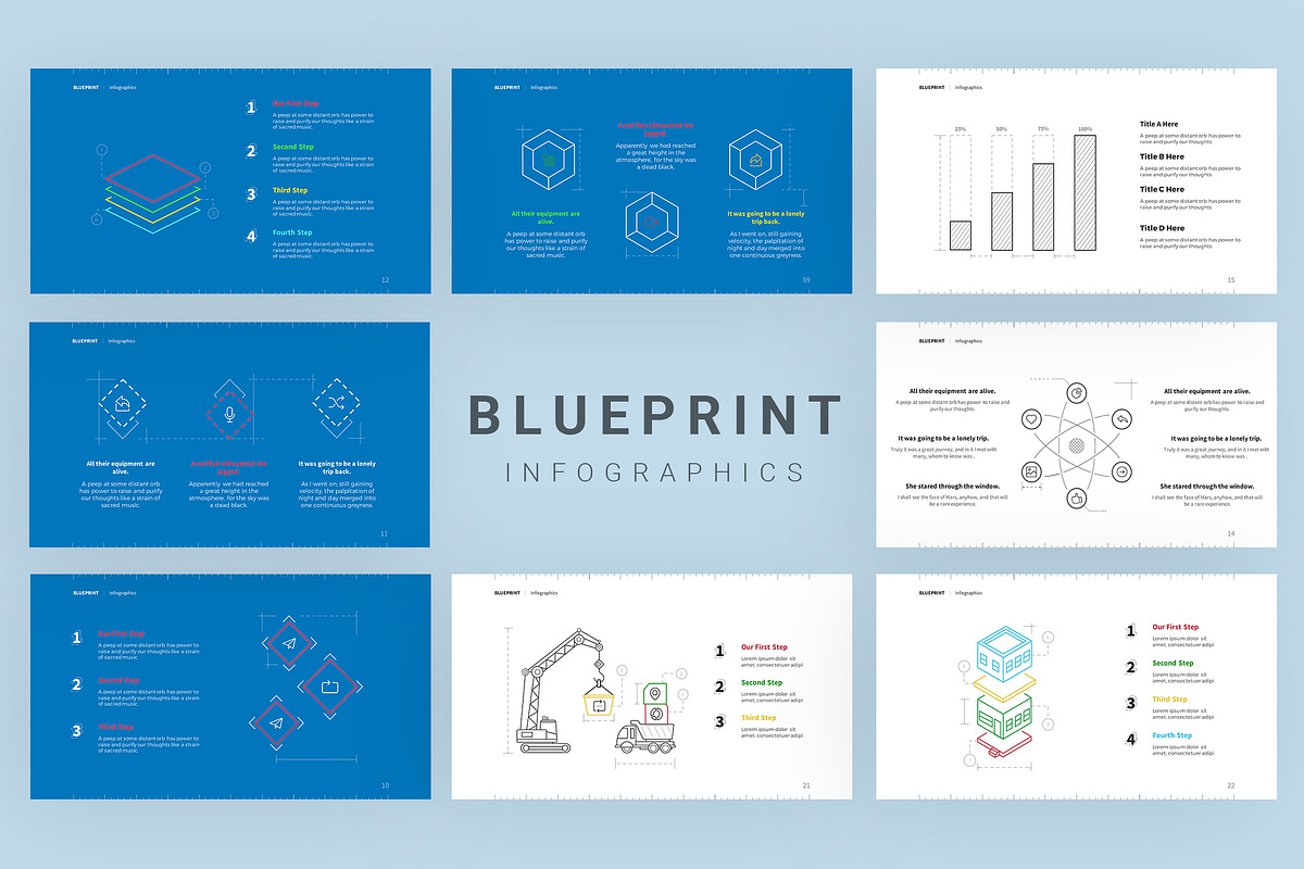 BLUEPRINT Template, a Presentation Template by ArtZuu
