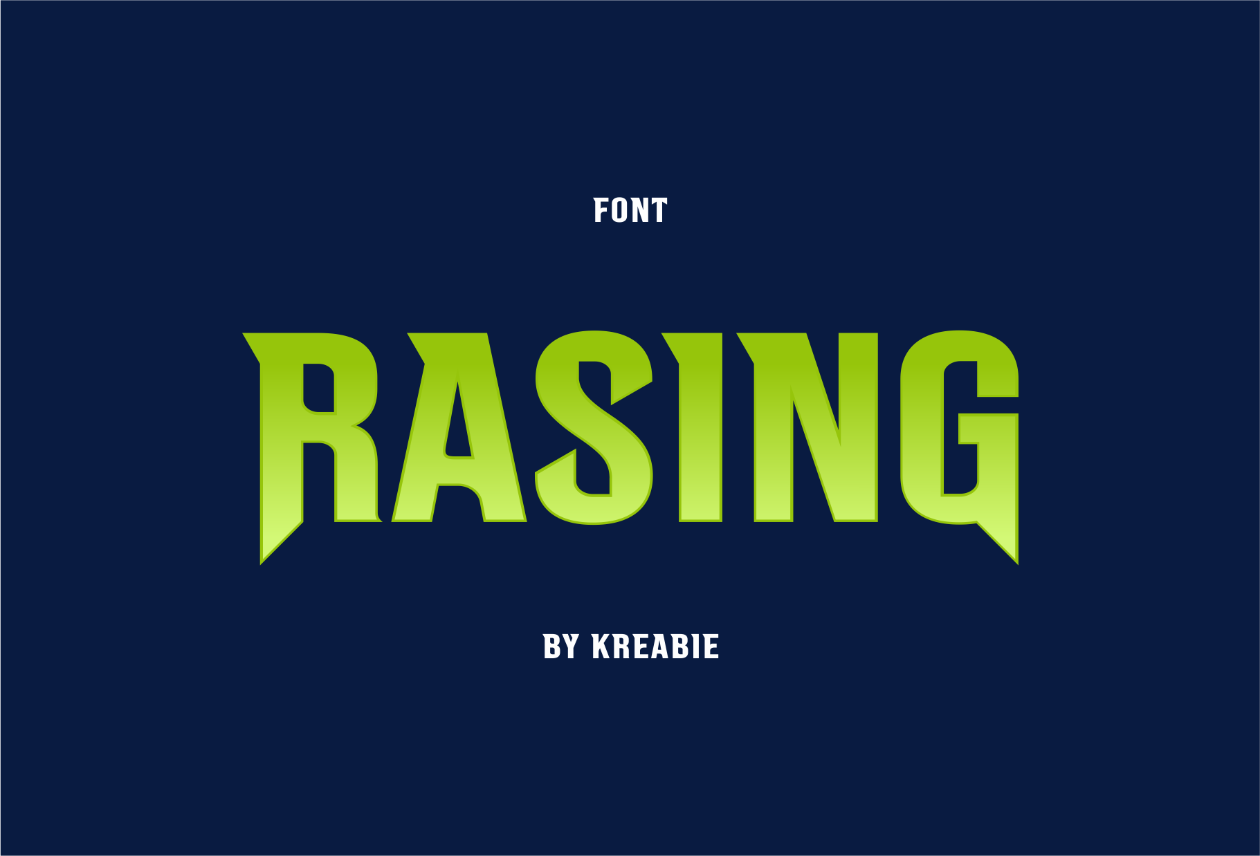 RASING FONT, a Serif Font by Kreabie | Creative Market