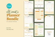 Ultimate Planner Bundle Pack Vol.41, a Stationery Template by Amit Debnath