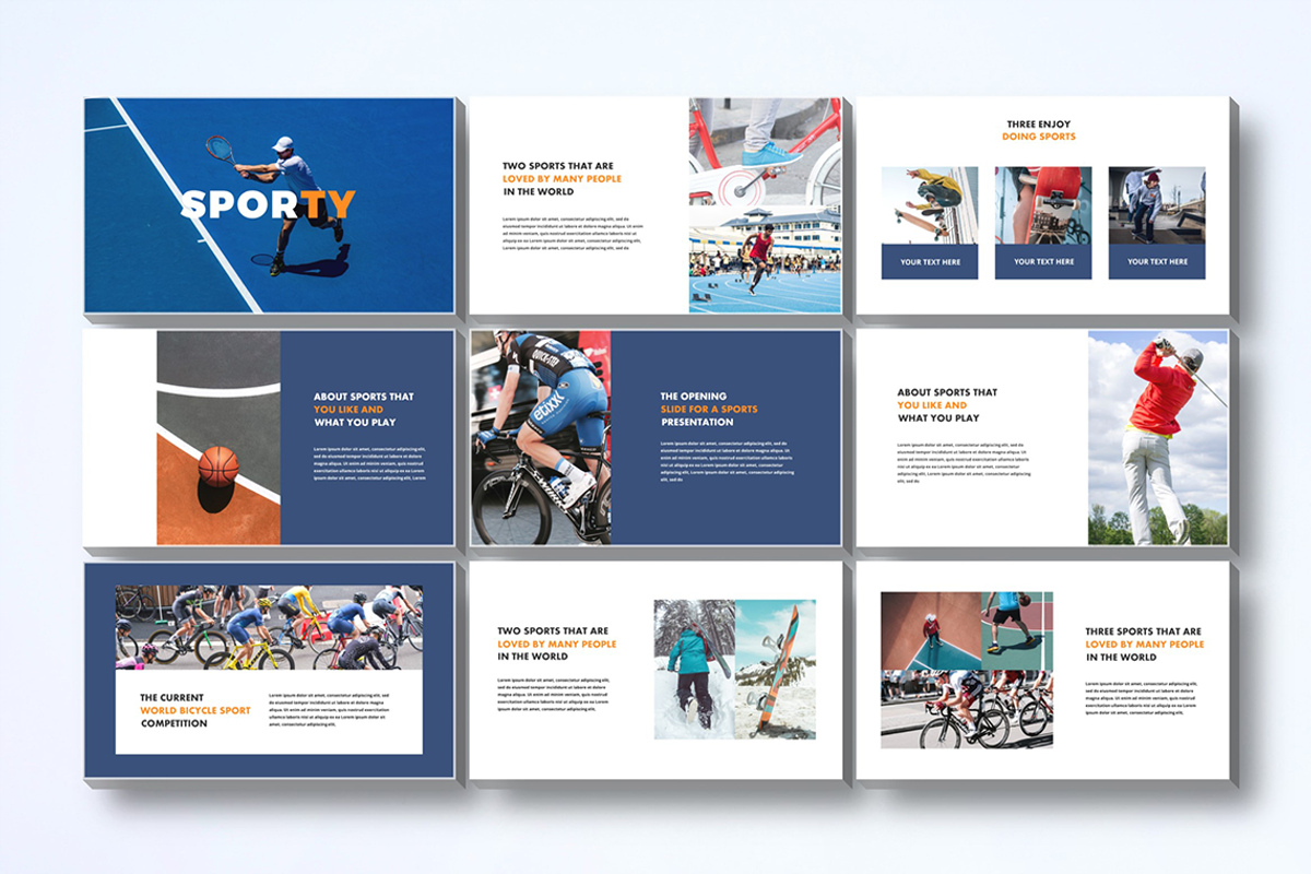 Sporty - Powerpoint Template, a Presentation Template by UnicodeID