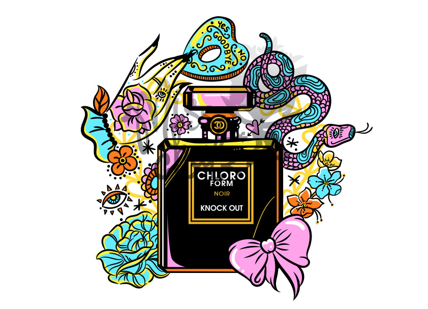 Poison of Choice: Chloroform Perfume, a Decorative Illustration by MISS ...