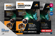 Metal Works and Fabrication Flyer, a Flyer Template by PSDPixel