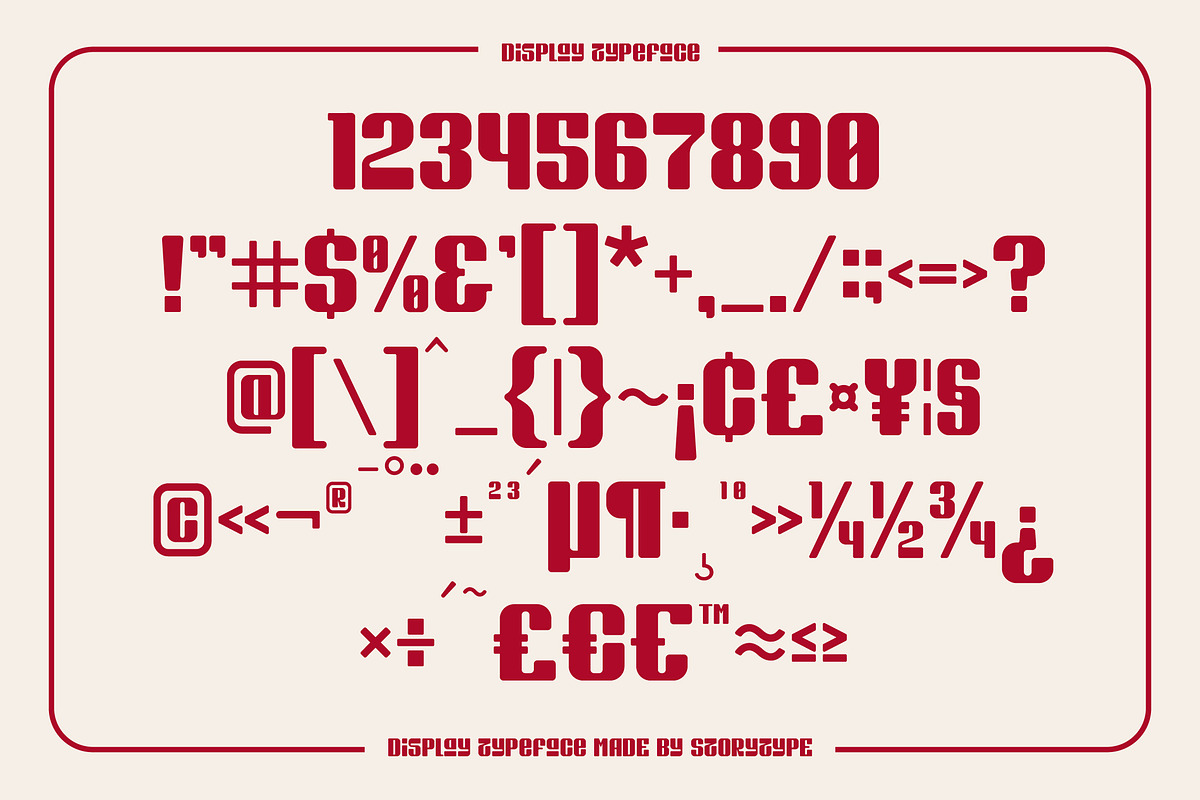 Torsae Display Typeface Font, a Sans Serif Font by Storytype Studio