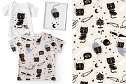 CATStronauts cute graphic kit, a Decorative Illustration by solmariart