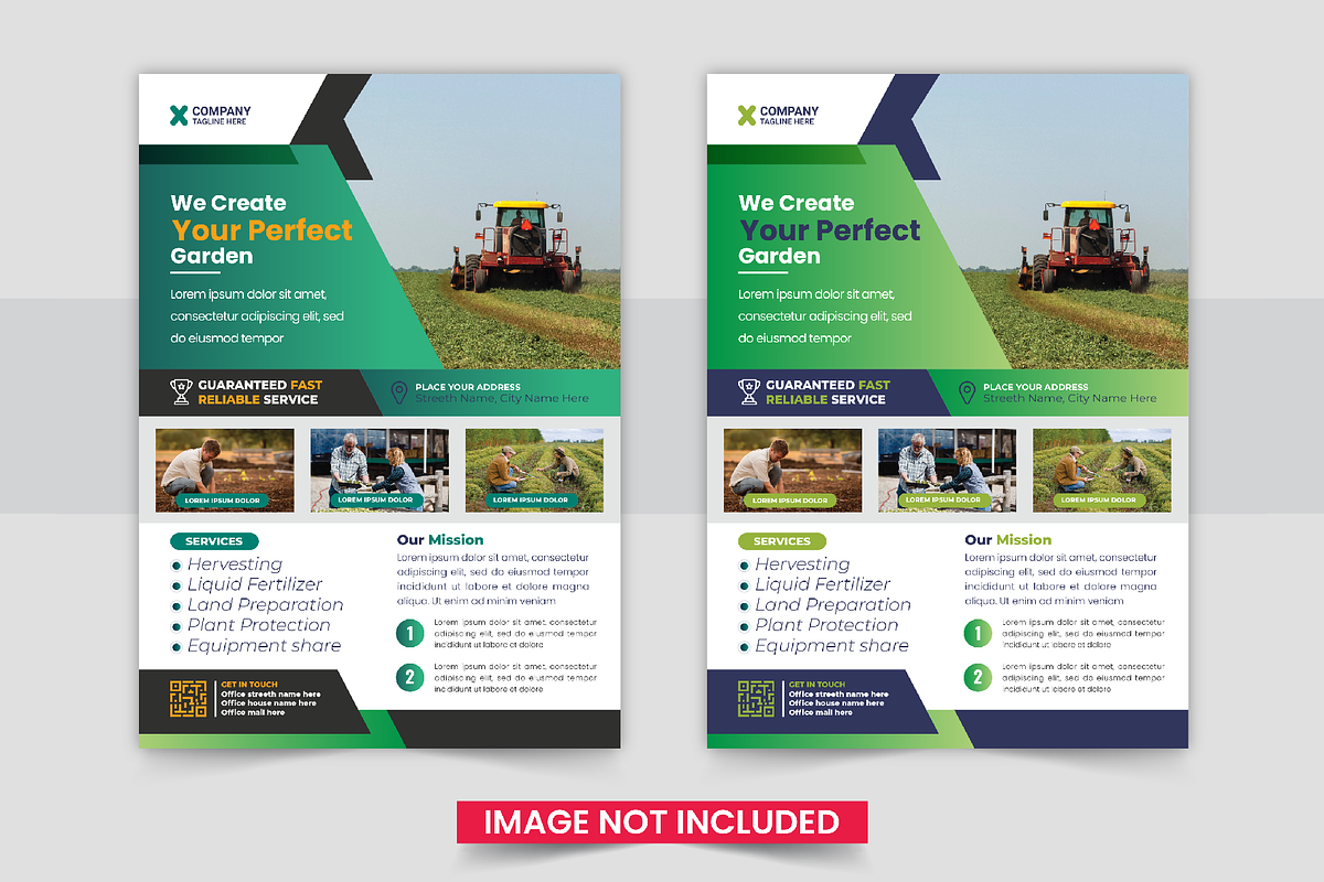 Garden and Farm Agricultural Flyer