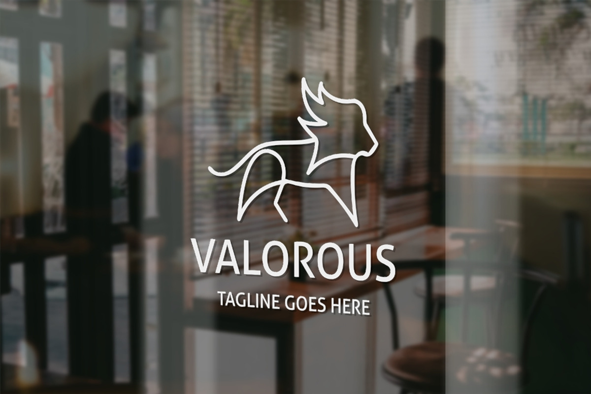 Valorous Lion Logo, a Branding & Logo Template by Design_Planet ...