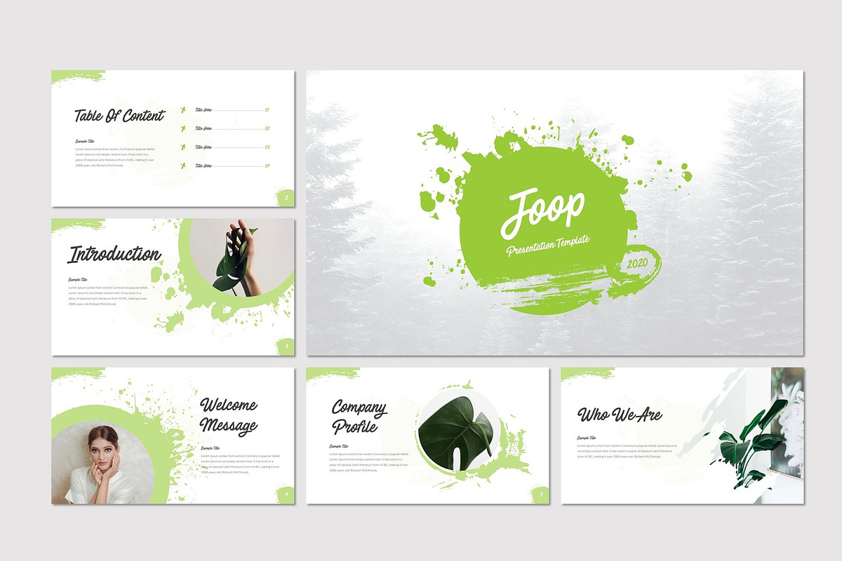 Joop - Powerpoint Template, a Presentation Template by inspirasign