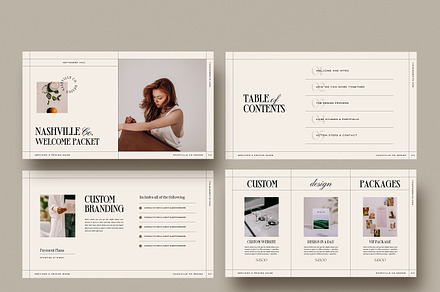 Client Welcome Kit Template | CANVA | Presentation Templates ~ Creative ...