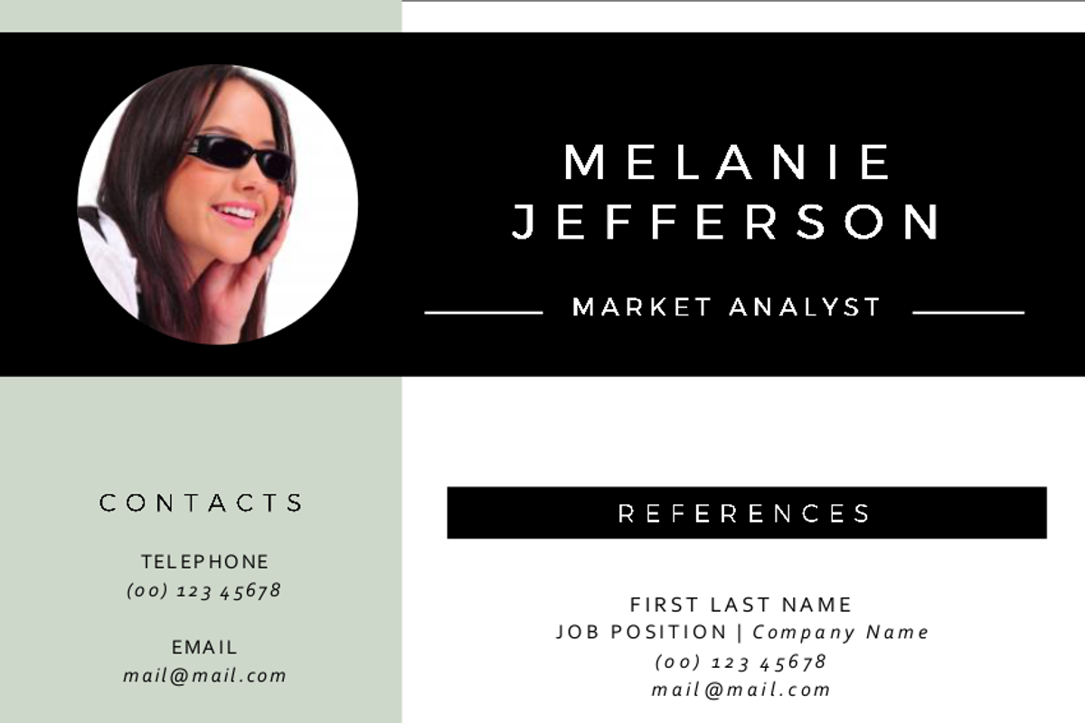 3 in 1 modern photo 2 p resume, a Resume Template by Inkpower ...