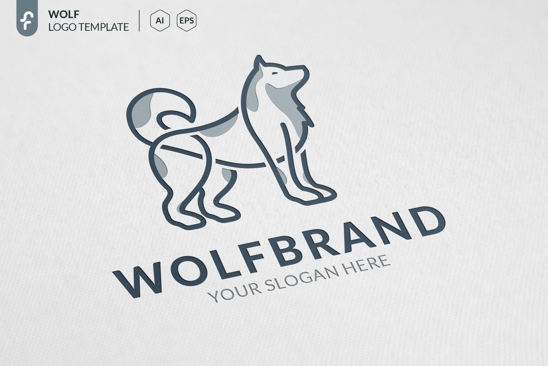 Wolf Brand Logo, a Branding & Logo Template by ft.studio