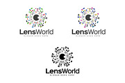 Lens World Logo | Branding & Logo Templates ~ Creative Market