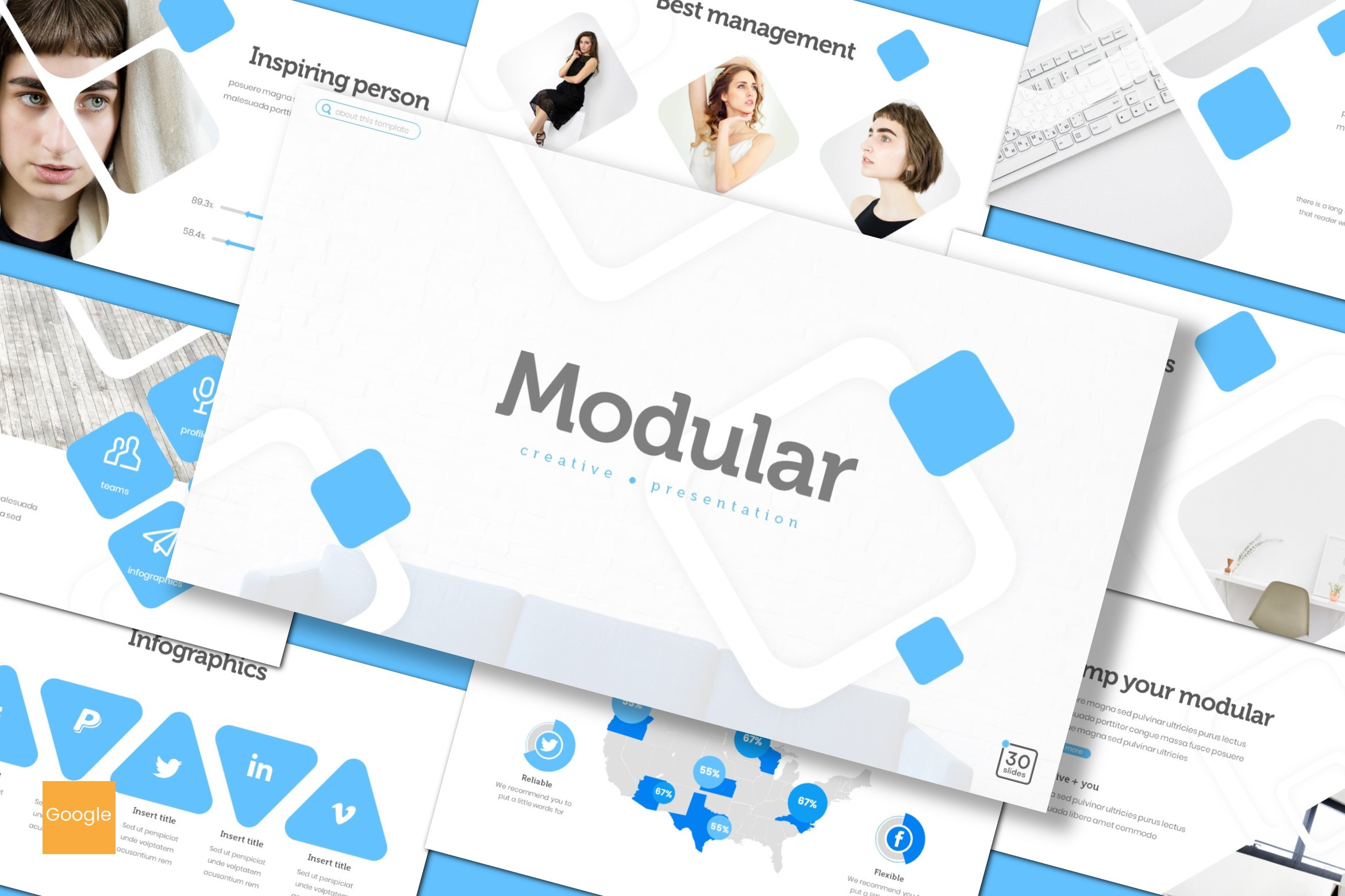 Modular - Google Slides Template, a Presentation Template by ...