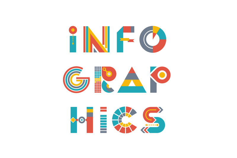 Infographics Word Logo, a Work Illustration by serkorkin