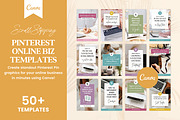 Canva Pinterest Template Blog Bundle