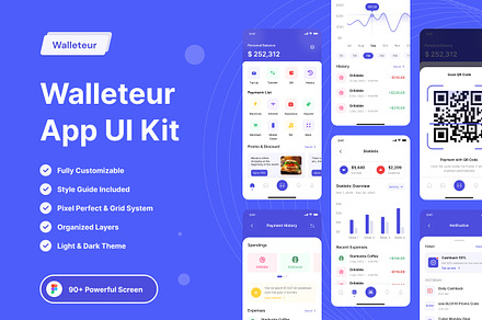 Launcher | Flat Mobile UI | UI Kits and Libraries ~ Creative Market
