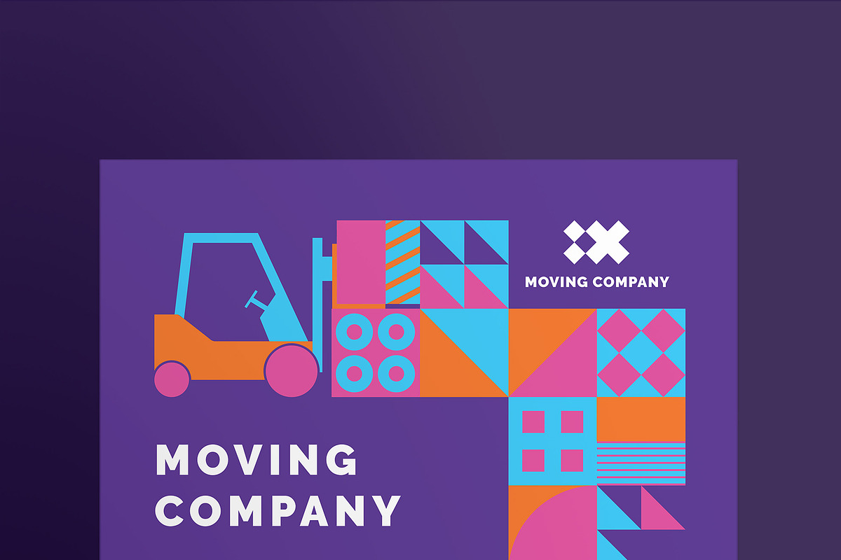 Moving Company Poster, a Flyer Template by TemplatesNow!