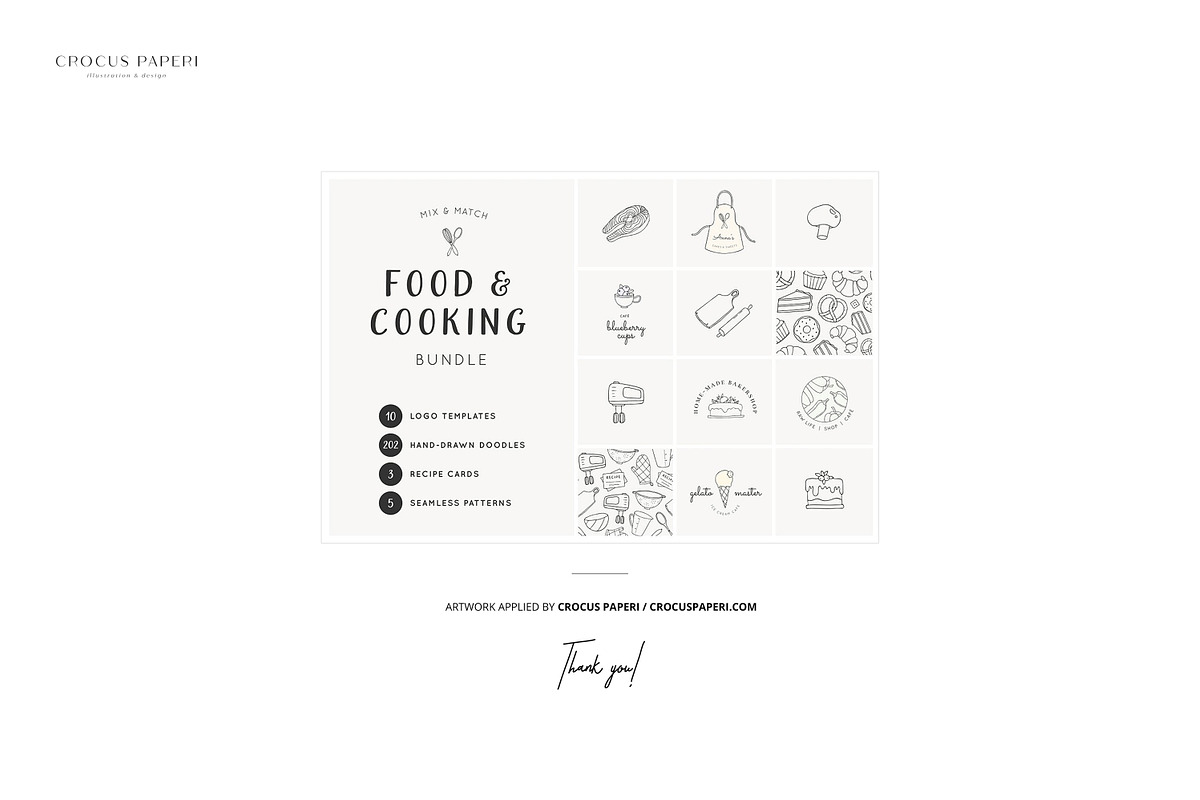 Food Safe Paper Mockup Set /desserts, a Packaging Mockup by creatsy5