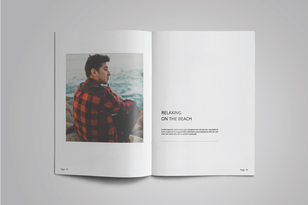 A5 Magazine Template, a Magazine Template by Alhaytar