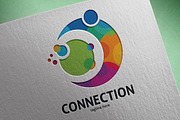 Connection Logo | Branding & Logo Templates ~ Creative Market