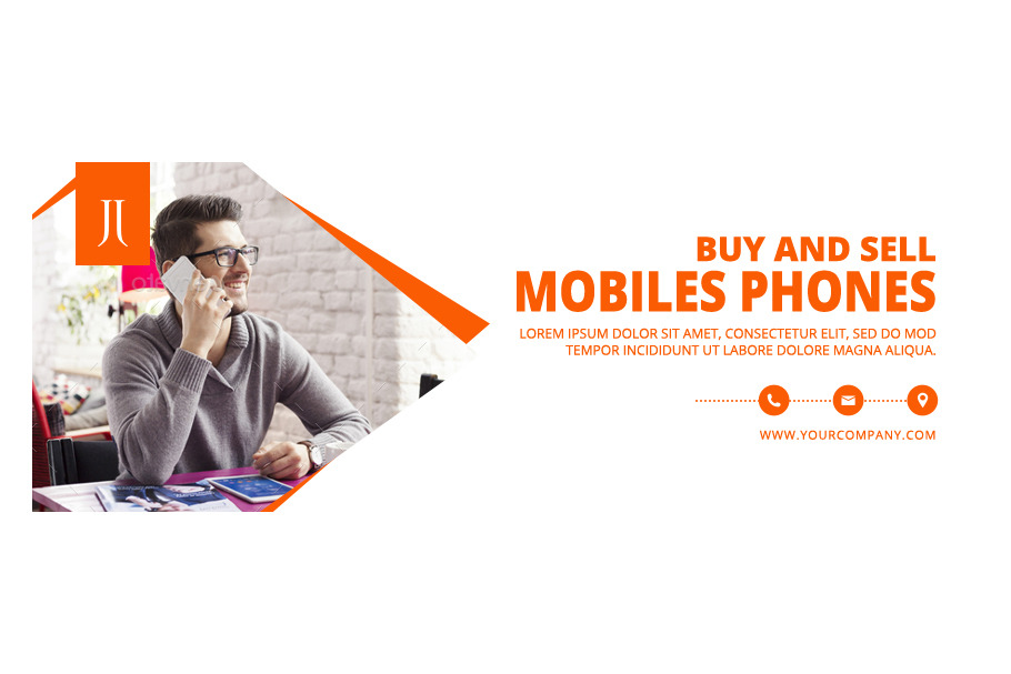 Animated Mobile Phone Facebook Cover, a Templates & Theme by Nisha Droch