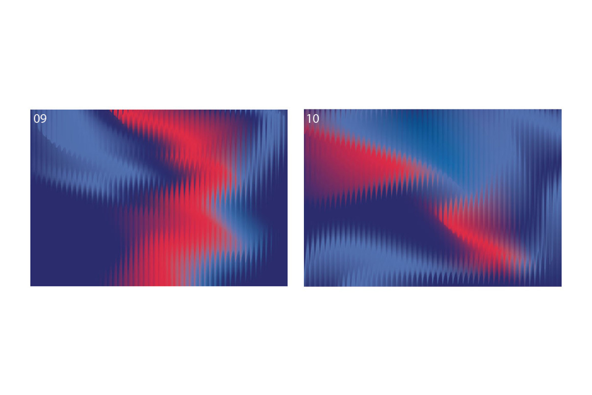 Redshift Gradient Glass Texture Art, a Background Graphic by Eltypesstudio
