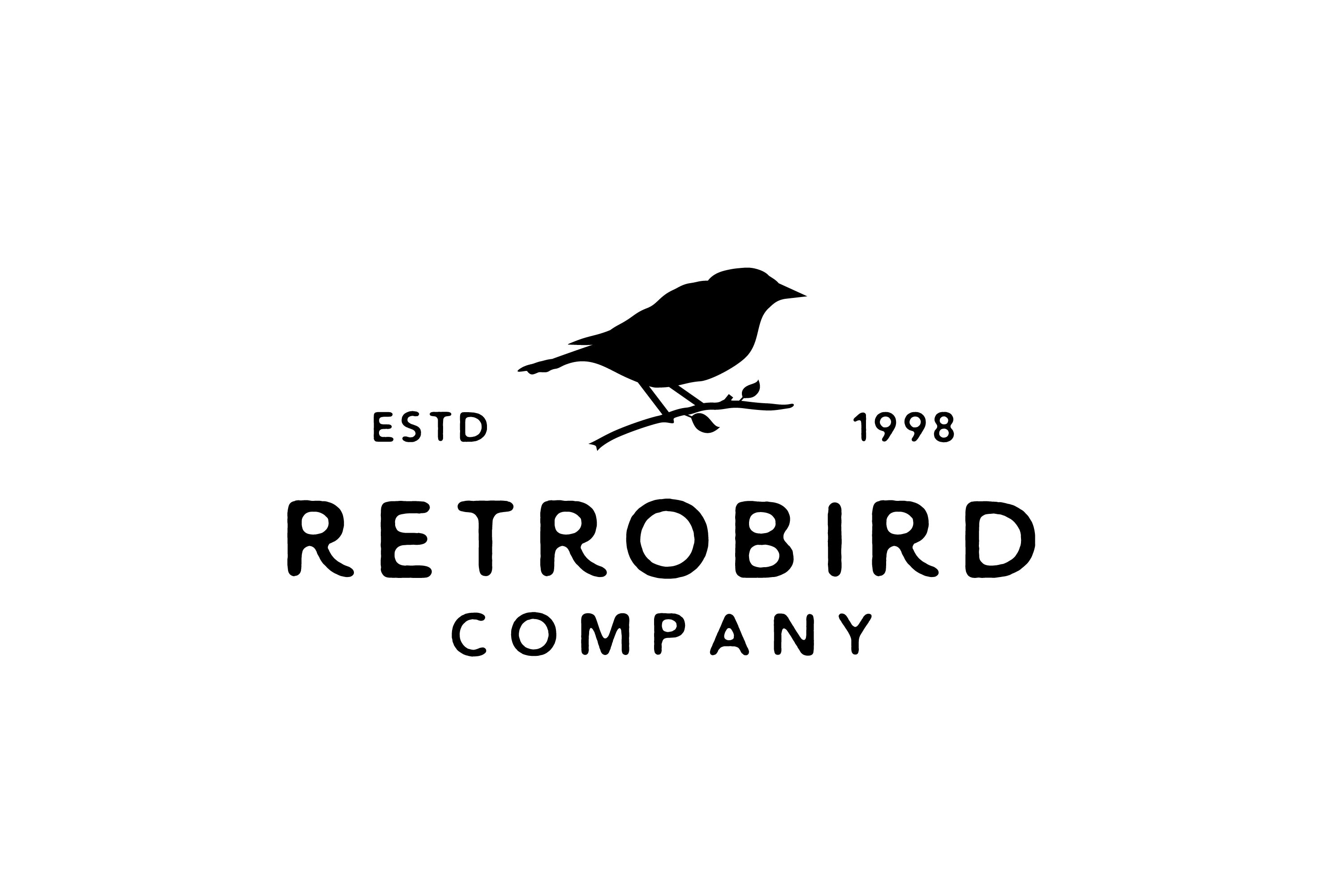 Vintage retro bird silhouette logo, a Branding & Logo Template by ...