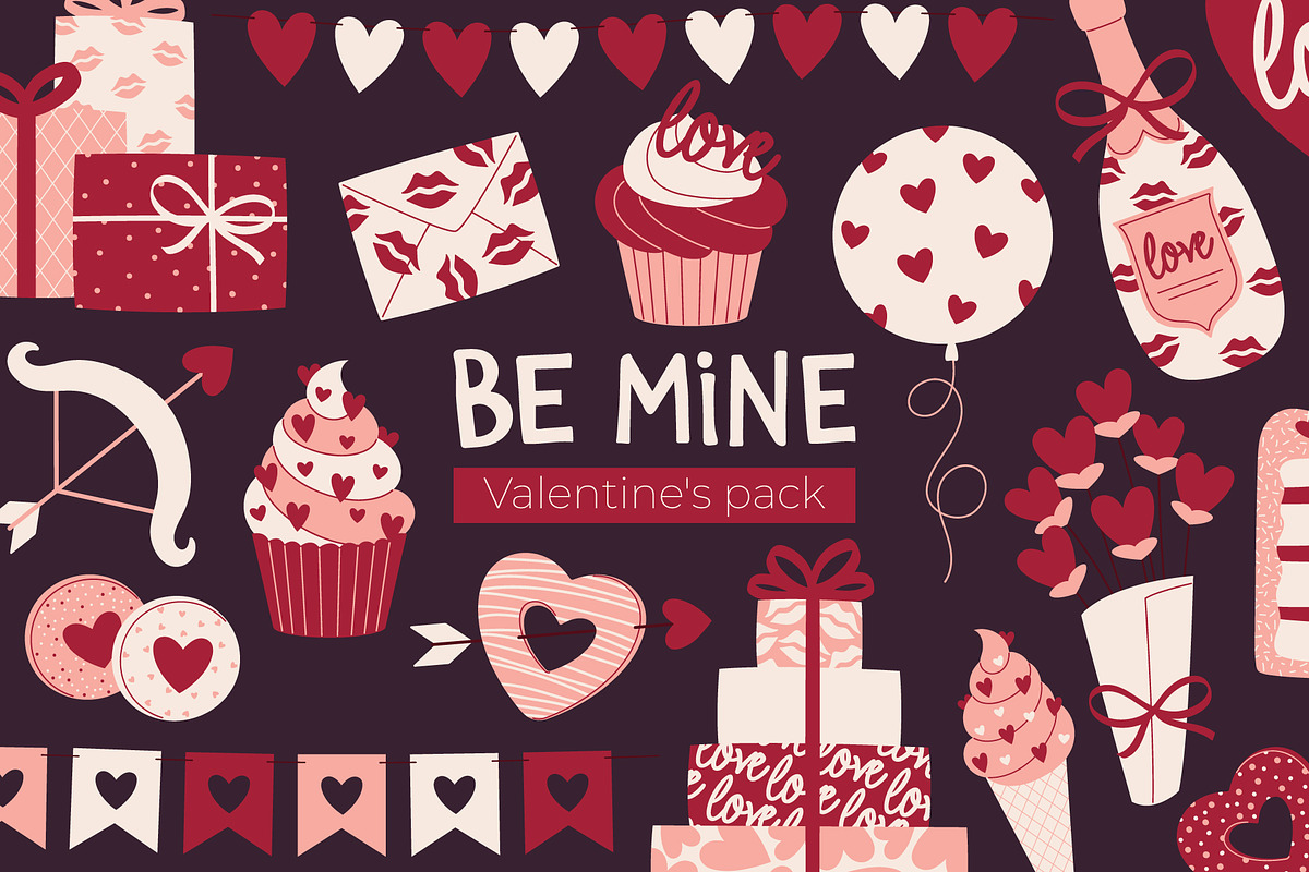 Valentines Clipart, Cards & Patterns