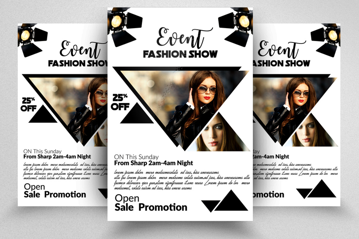 Fashion Vogue Flyer Template Vol: 07, a Flyer Template by Design Up